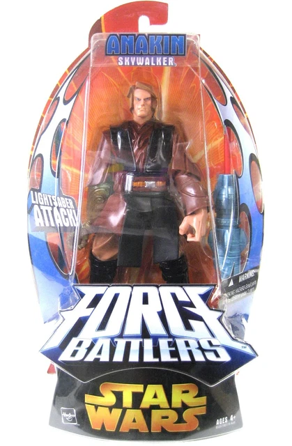 STAR WARS ACTION Figure Anakin Skywalker Force Battlers 7" Hasbro MOC ...