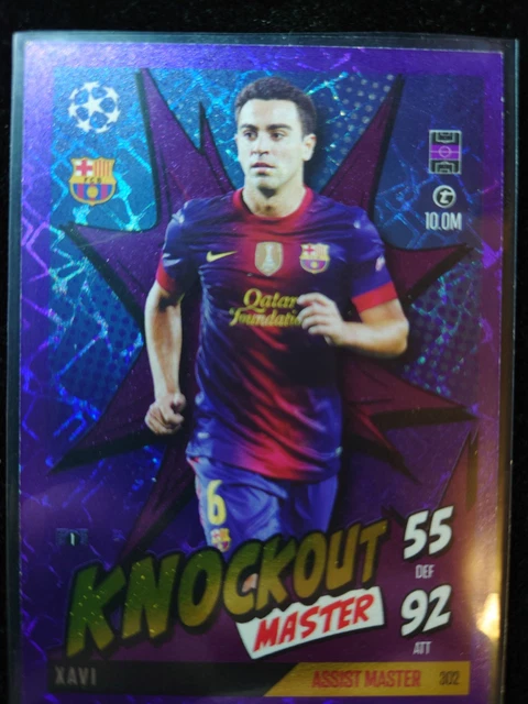 MATCH ATTAX 24/25 Xavi Knockout Master Purple Foil Parallel £2.27 ...