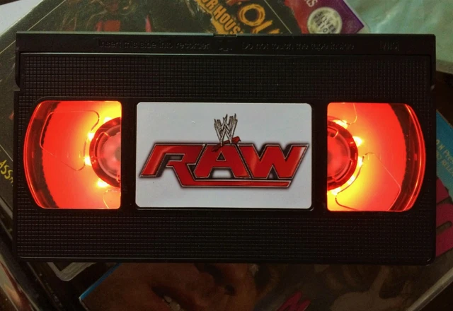 WWE RAW NIGHT Light, Desk Lamp, Led, WCW, WWF, WCW, ECW, Bedroom Lamp ...