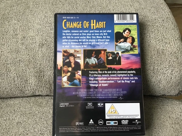 ELVIS PRESLEY CHANGE of habit dvd $10.99 - PicClick CA