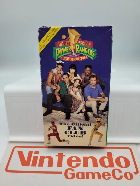 MIGHTY MORPHIN POWER Rangers: Official Fan Club Video (VHS, 1994) $16. ...