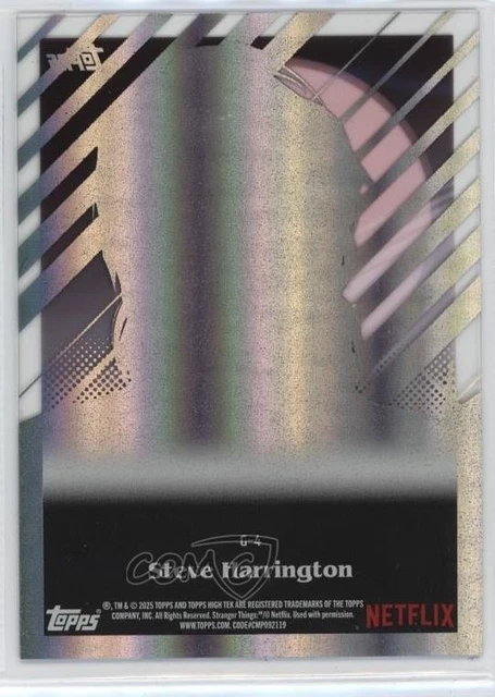 2025 TOPPS HIGH Tek Stranger Things Glam Steve Harrington #G-4 7tw $56. ...