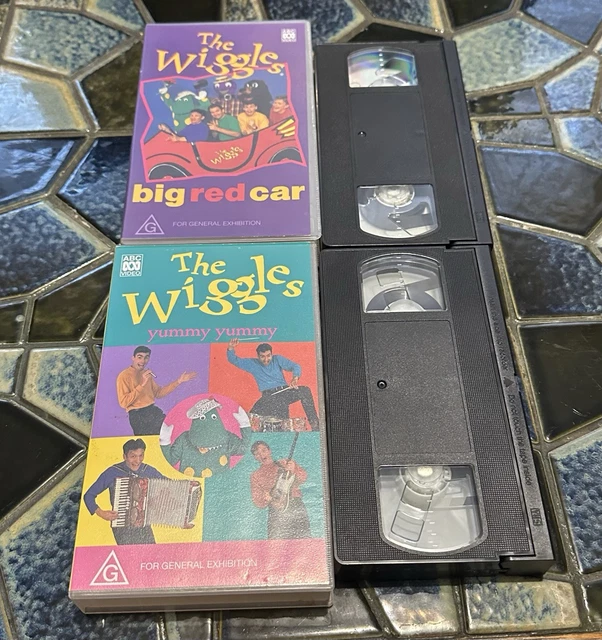 THE WIGGLES YUMMY Yummy 1994 VHS Video Tape + The Wiggles Big Red Car ...