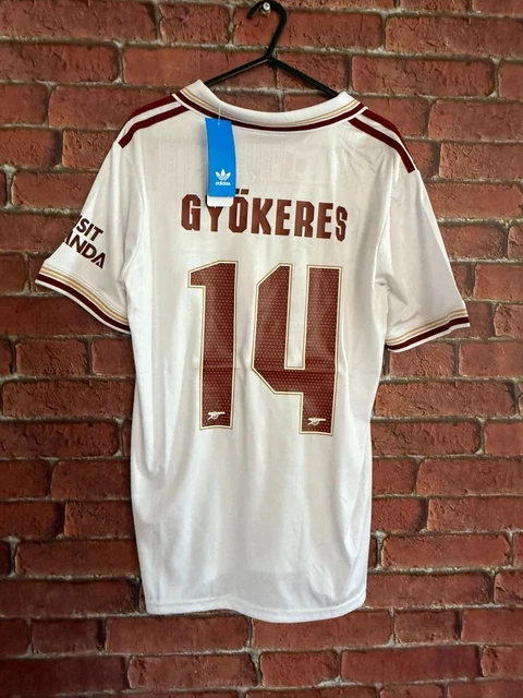 ARSENAL 2025/26 3RD Kit With Gyokeres #14 | Small Size - Brand New With ...