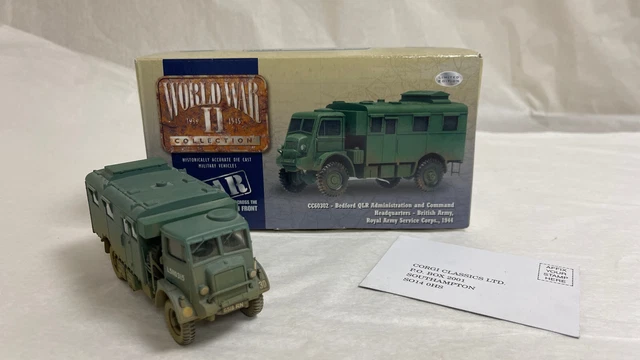 VINTAGE CORGI CLASSICS CC60302 Bedford QLR Admin & Command HQ Truck ...