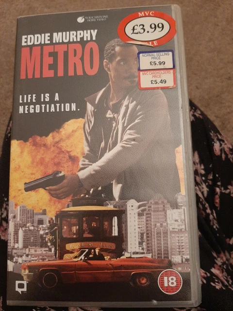 METRO. VHS. Eddie Murphy, Kim Miyori. Cert 18. 113 Minutes £2.50 ...