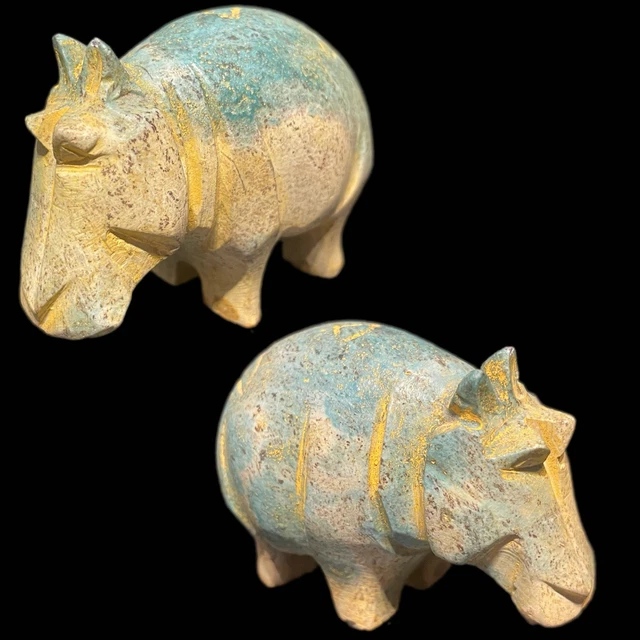 ANCIENT EGYPTIAN HIPPO STATUE - GODDESS TAWERET - 300bc £16.00 ...