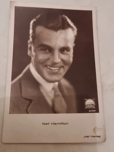 POSTCARD. ACTOR ACTRESS. Neil Hamilton. Vintage. 1929 EUR 4,85 ...