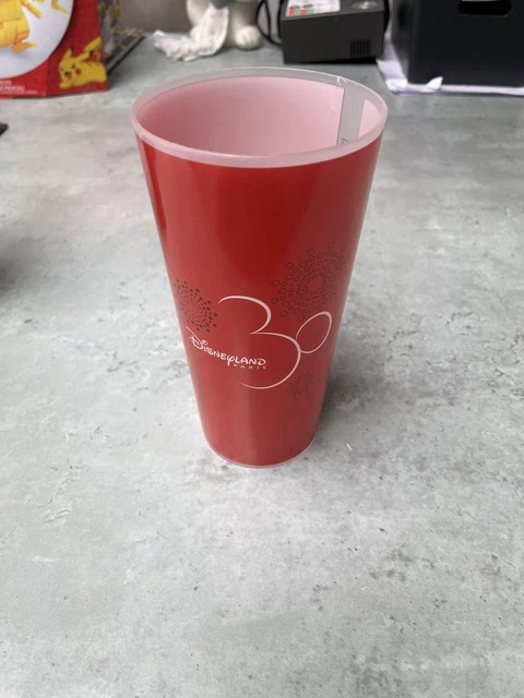 DISNEYLAND PARIS CUP 30th Anniversary Coke Coca Cola Red Cup Rare ...
