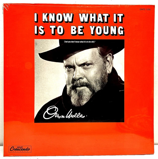 ORSON WELLES I Know What It Is 1984 Vinyl GNP Crescendo Records Sealed ...