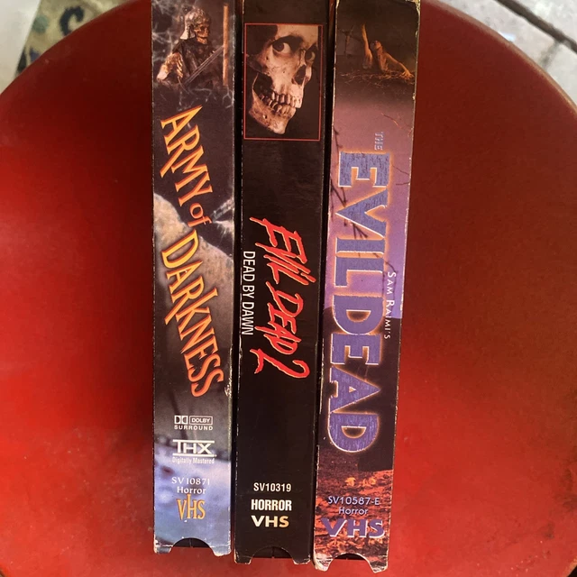 EVIL DEAD VHS Lot Evil Dead 2,army Of Darkness 3 Movies £27.33 ...