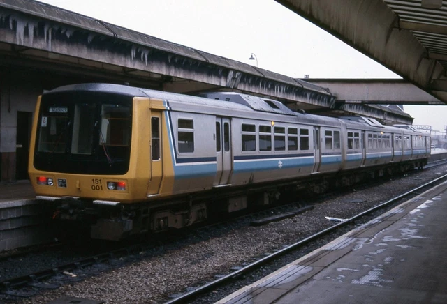 BRITISH RAIL 151001 Class 151 Prototype Sprinter DMU Railway Photo £1. ...