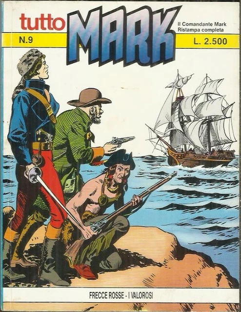 TUTTO MARK N° 9 (Bonelli, 1990) IL COMANDANTE MARK EUR 1,99 - PicClick IT