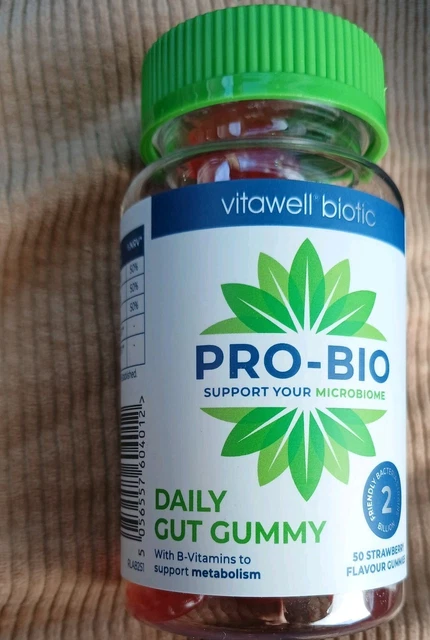VITAWELL BIOTIC PRO-BIO Spout Your Microbiome Daily Gut Gummy 50 ...
