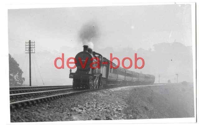 RAILWAY PHOTO LMS 2P 415 Haddon - Bakewell Midland 483 Class 4-4-0 Loco ...