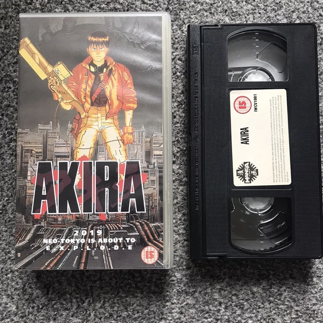 AKIRA VHS ORIGINAL Version Anime PAL Rare Video Cassette Tape 1987 ...