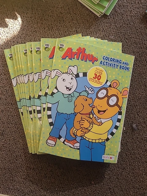 PBS KIDS ARTHUR Coloring & Activity Book With Stickers By Bendon BRAND ...