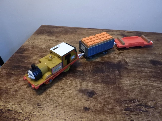 TRACKMASTER THOMAS TRAINS,TOMY-STEPNEY Engine, Flat Tyre Type,Motorised ...