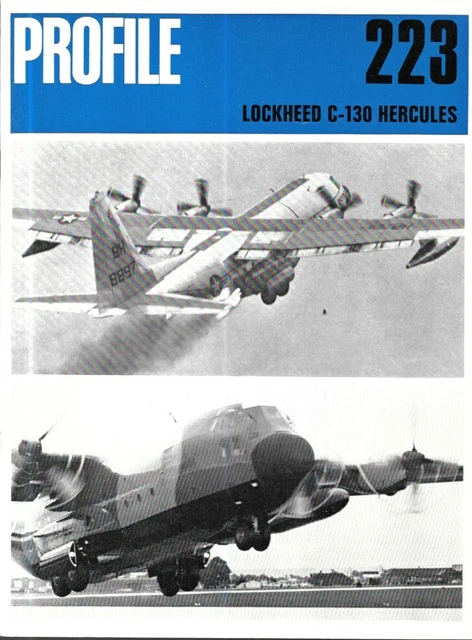 PROFILE AIRCRAFT #223 Lockheed C-130 Hercules USAF Navy Transport £11. ...