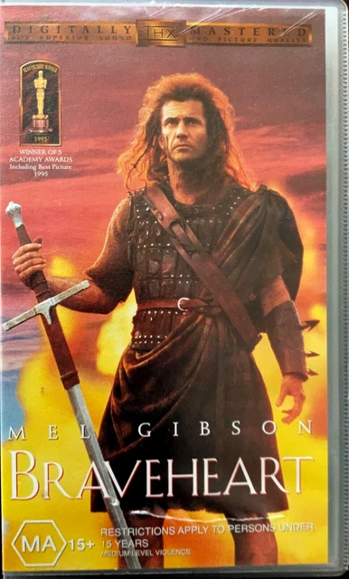 BRAVE HEART - Mel Gibson Vhs Video £1.86 - PicClick UK