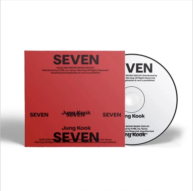 JUNGKOOK SEVEN US CD Single £19.99 - PicClick UK