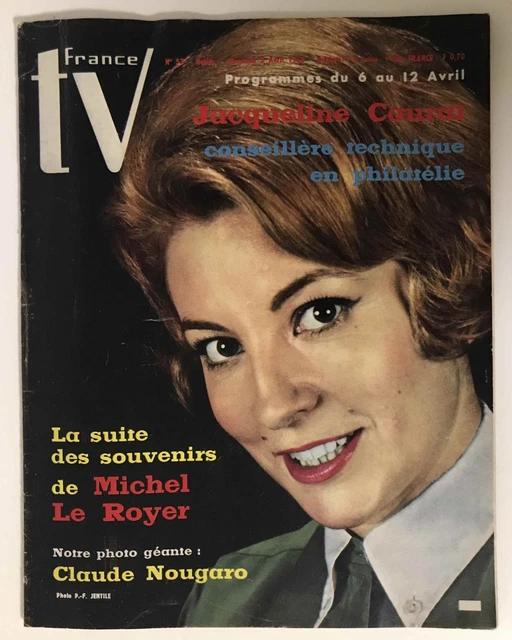 TV FRANCE 53-1963-JACQUELINE Caurat-Michel Le Royer-Sheila-Nougaro ...