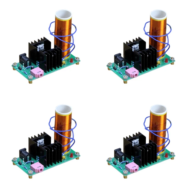 DIY MINI FOR Tesla Coil Kit Plasma Speaker Wireless Transmission DC15 ...