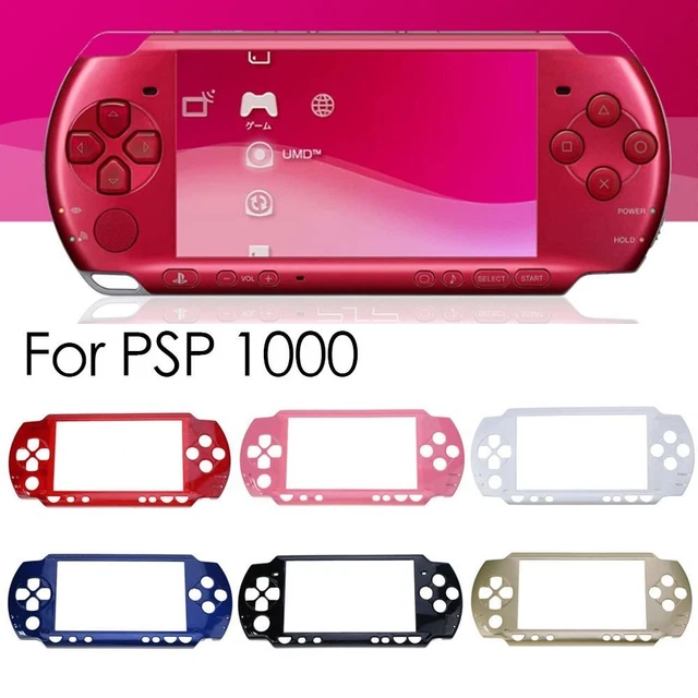 PSP 1000 GEHÄUSE Shell Frontplatte Konsole Faceplate Verarbeiter For ...