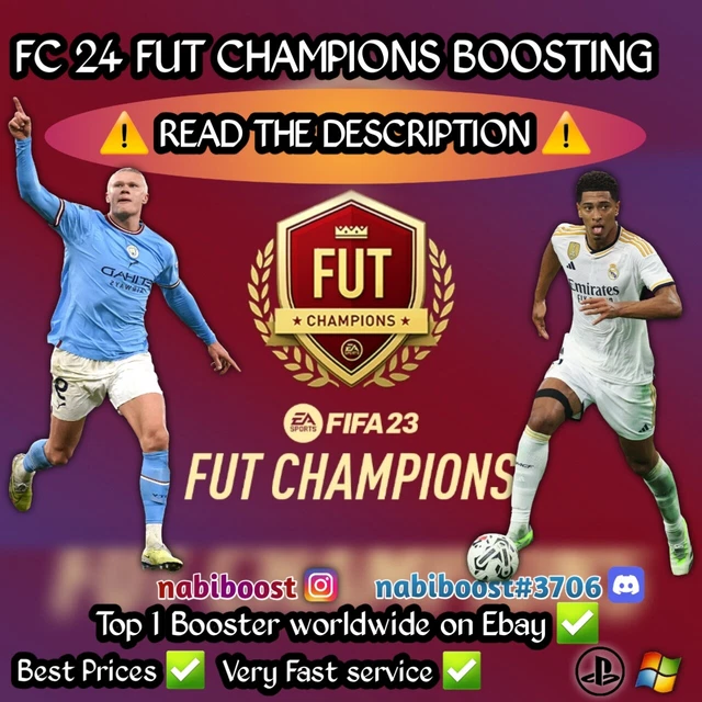 FC 24 FIFA 24 Boosting Fut Champions Boost | PS4 | PS5 | PC EUR 17,49 - PicClick IT