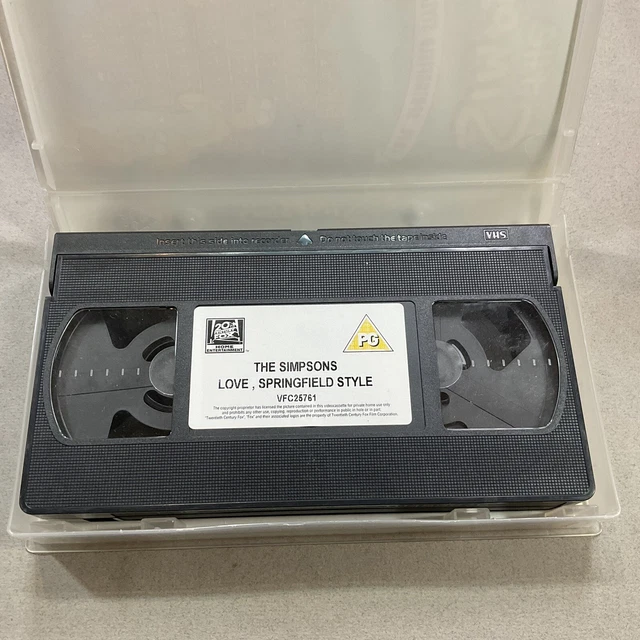 THE SIMPSONS LOVE, Springfield Style, Animated), VHS 2001, Video Tape £ ...