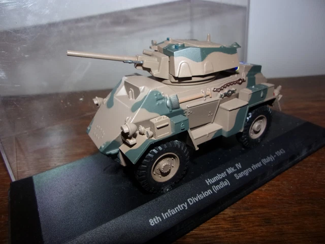 DEF 1/43 IXO Altaya Humber Mk IV 8th Infantry Division India Sangro ...