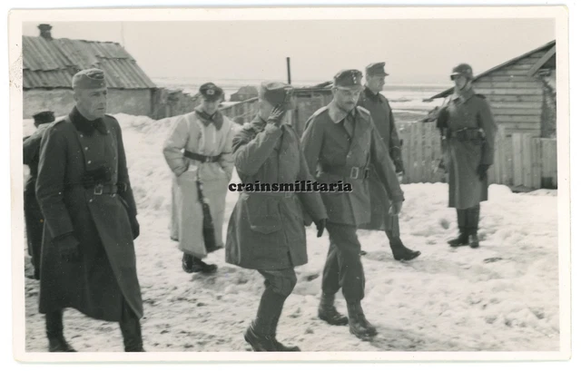 ORIG. FOTO GEBIRGSJÄGER General Rudolf KONRAD und Karl EGLSEER mit ...