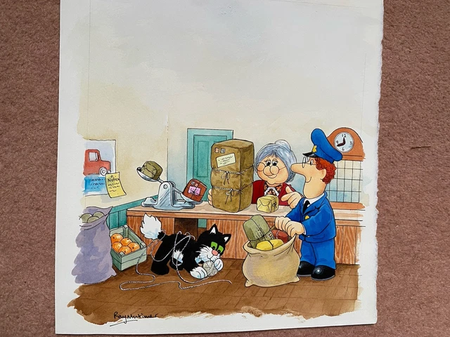 POSTMAN PAT PUBLISHED Artwork Signed Ray Mutimer 2001 Toybox - Sort It ...