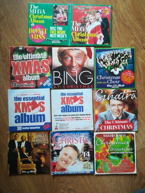 11 X CHRISTMAS CD daily mail express etc sinatra tenors carols and hits ...