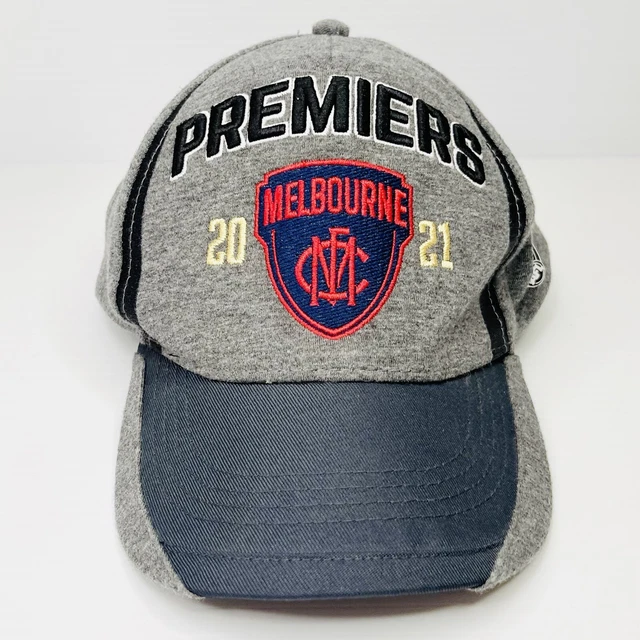 AFL MELBOURNE DEMONS Football Club 2021 Premiership Youth Baseball Cap ...