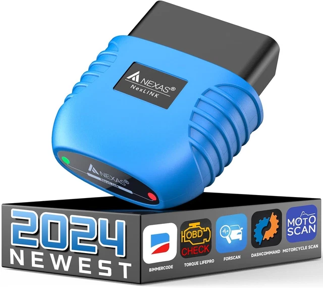 BLUETOOTH 5.0 OBDII Scanner iOS & Android & Windows Diagnostic Code ...