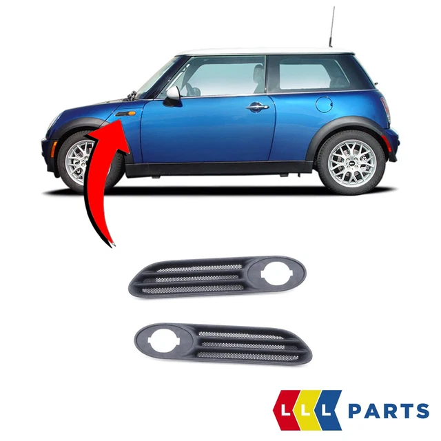 NEW GENUINE MINI R50 R52 Wing Fender Side Marker Finisher Trims Pair ...