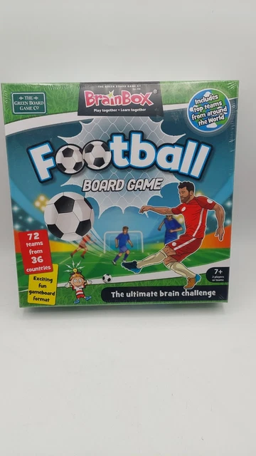 BRAINBOX FOOTBALL BOARD Game By The Green Board Game Co 2020 SEALED £14 ...