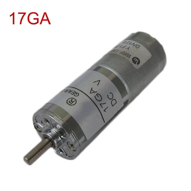 DC 6V 12V Reduction Gear Motor 4RPM-800RPM Brushed Drive Reversible ...