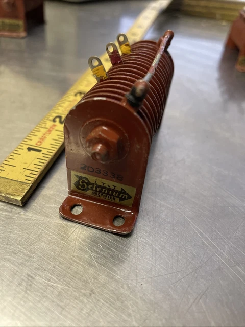 VINTAGE 1940S WESTERN Electric Selenium Rectifier Federal fr tube amp ...