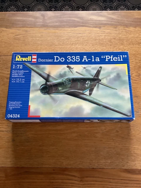 DORNIER DO 335 A-la “Pfeil” - 1/72 scale model kit by Revell £9.50 ...