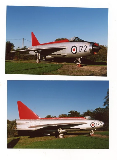 3 PHOTOGRAPHS OF English Electric Lightning F.1A XM172 / 172 Booker ...