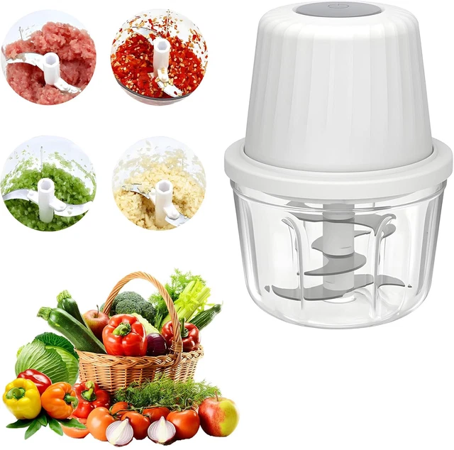 MINI FOOD CHOPPER Electric Processor Blender Glass Mixer Garlic Spices Grinder £11.90 - PicClick UK