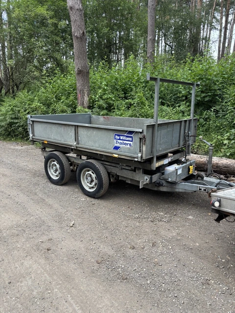 IFOR WILLIAMS TT85G Tipping Trailer 8ft by 5ft NO VAT Good Condition £ ...