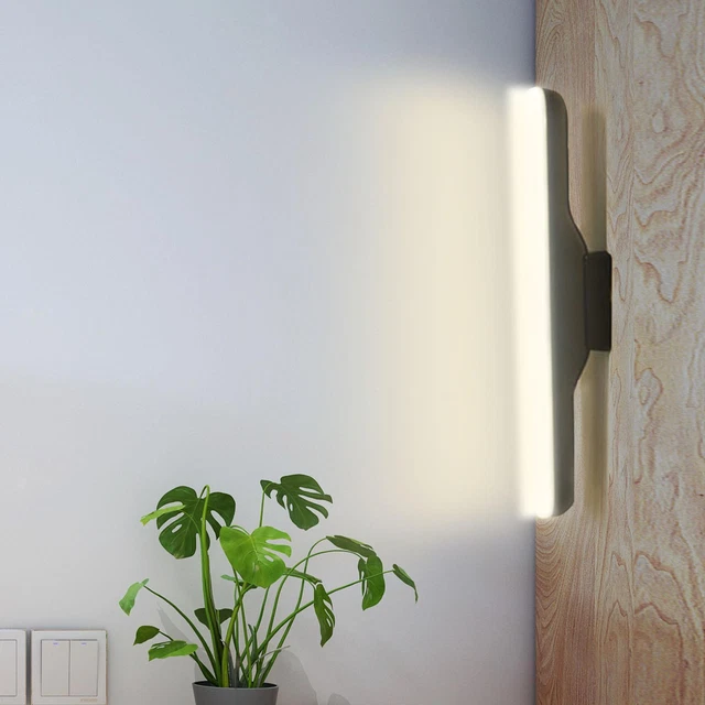 WALL MOUNTED Reading Light, LED Rechargeable Bar Lights Battery Powered ...