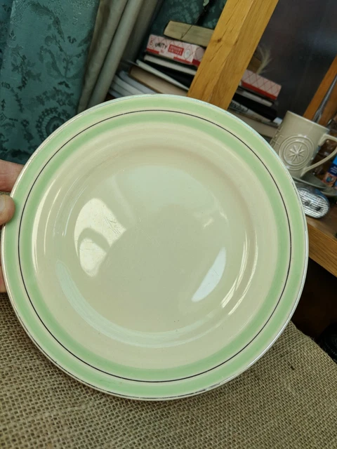 NEW HALL HANLEY Pottery "Nirvana" Pattern 1007 Art Deco Side Plate £8. ...