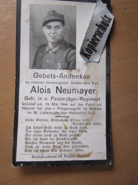 STERBEBILD 2. WK Les Aubrais Fort - de - Malmaison Frankreich ...