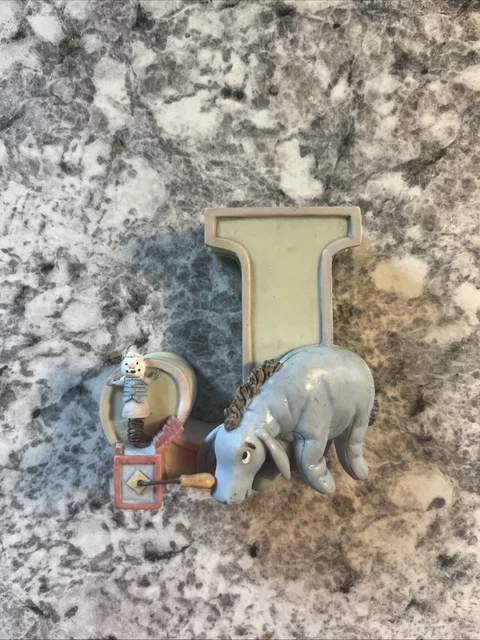 DISNEY CLASSIC WINNIE the Pooh Alphabet Letter J Michel & Co Resin w ...
