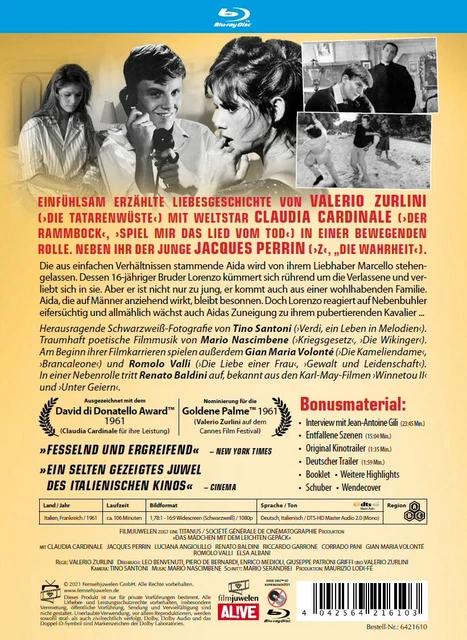 DAS MÄDCHEN MIT dem leichten Gepäck - Claudia Cardinale - Filmjuwelen [Blu-ray] EUR 14,95 ...