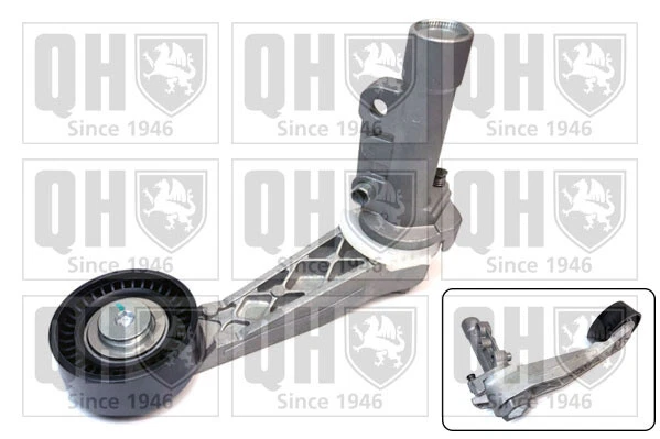 AUX BELT TENSIONER fits MINI COOPER R56 1.6 06 to 13 Drive V-Ribbed QH ...